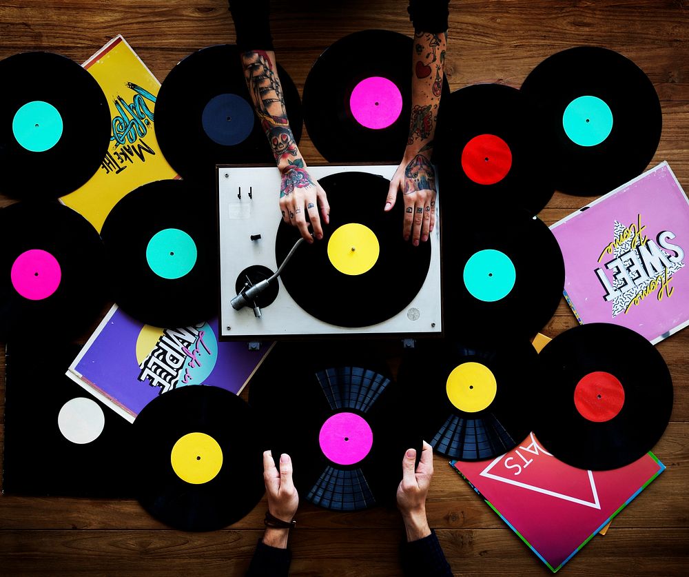 Music Record Disc with Player | Premium Photo - rawpixel