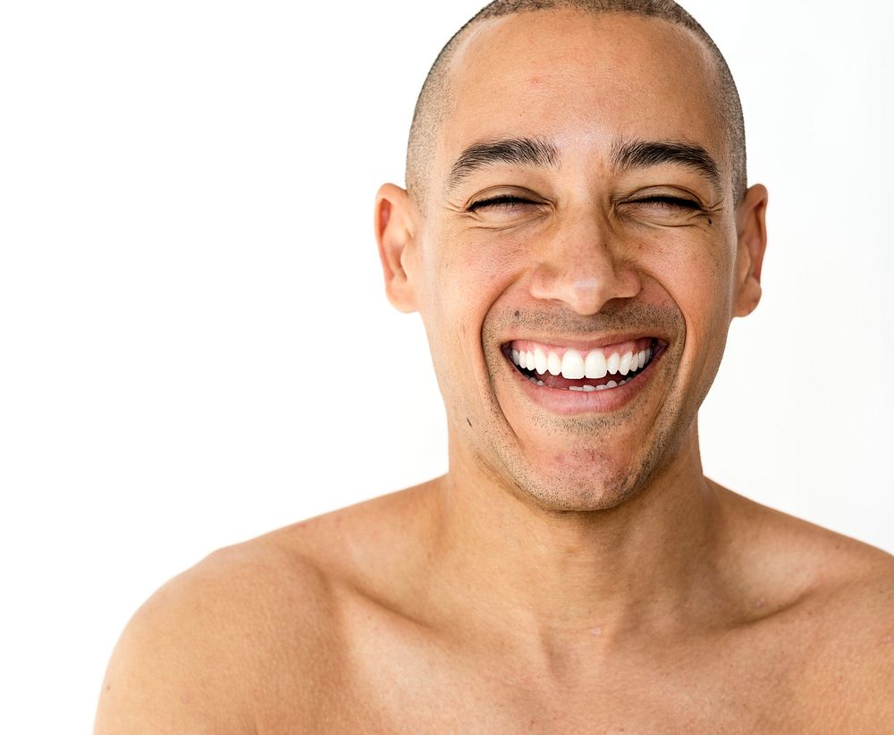 Portrait of a tanned handsome | Premium Photo - rawpixel