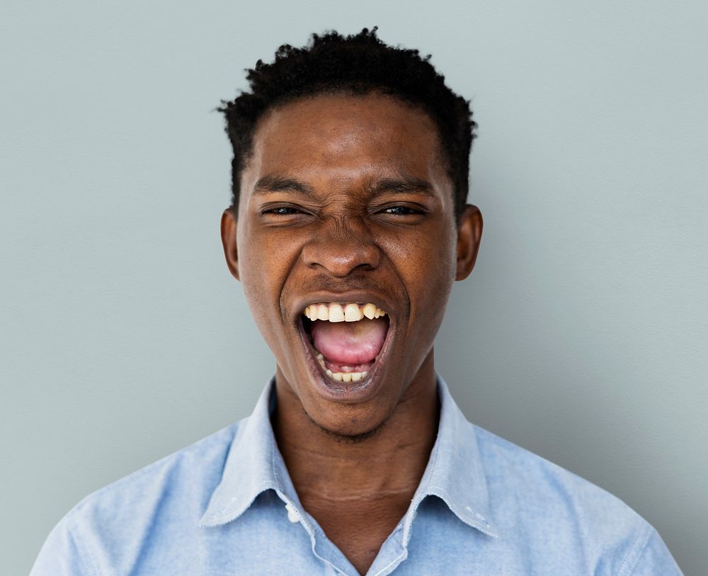 Adult Man Gesture Stand Studio | Premium Photo - rawpixel