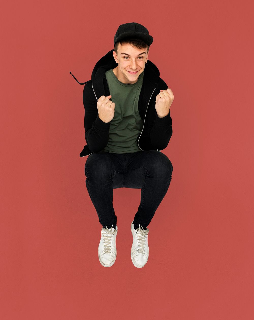 Caucasian young boy jumping active | Premium Photo - rawpixel