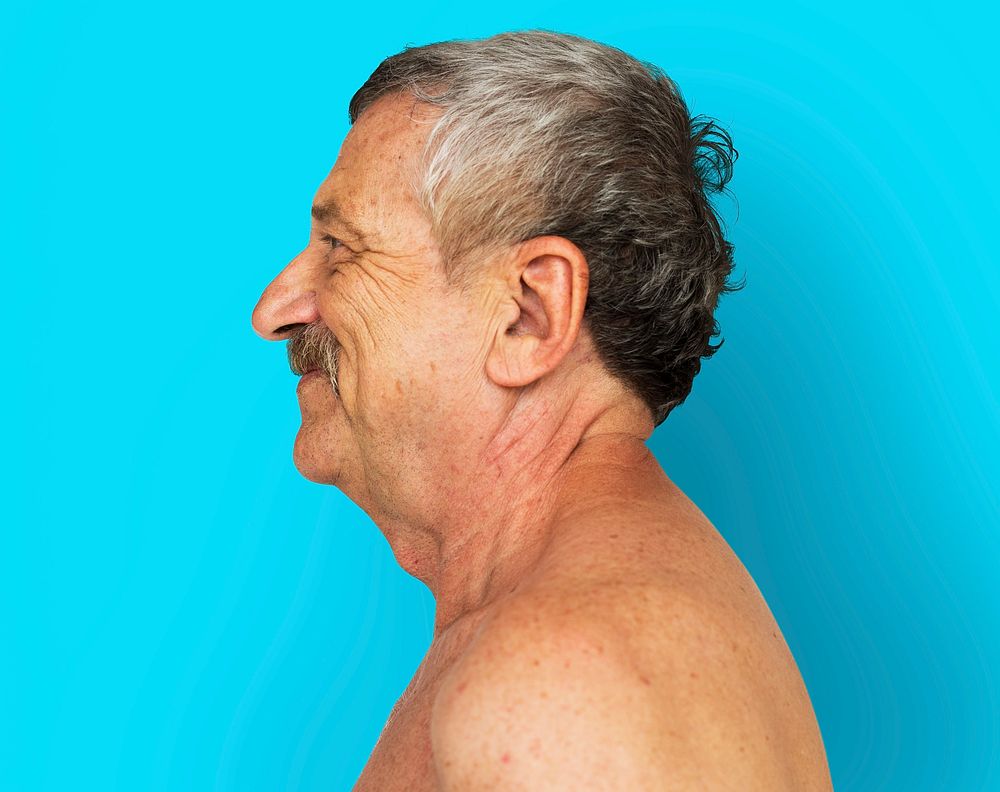 Senior Adult Man Bared Chest | Premium Photo - rawpixel