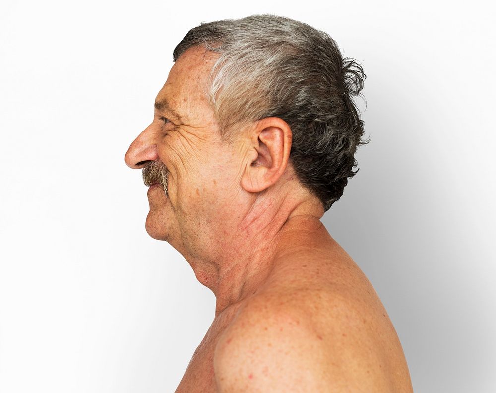 Senior Adult Man Bared Chest | Premium Photo - rawpixel