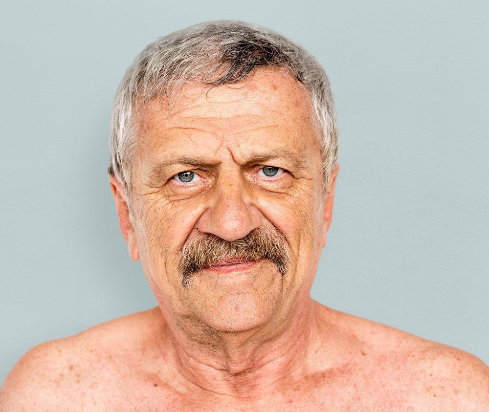 Senior Adult Man Serious Face | Premium Photo - rawpixel