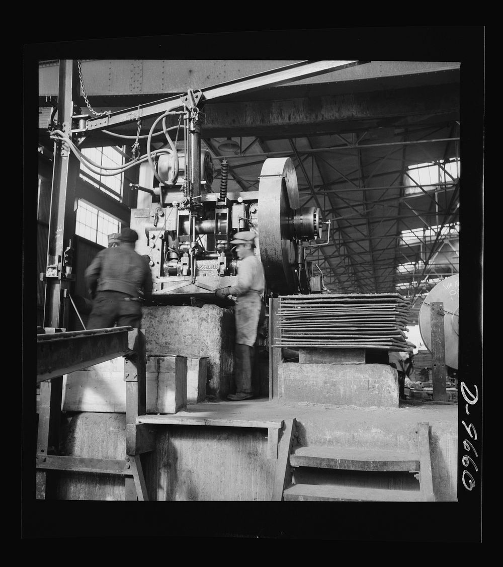 Production. Copper (refining). Shearing sheets | Free Photo - rawpixel