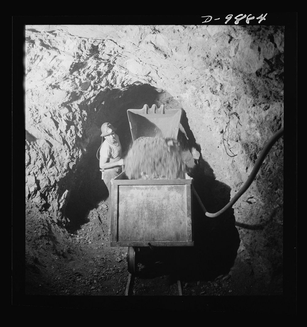 Production. Mercury. Loading mercury ore | Free Photo - rawpixel