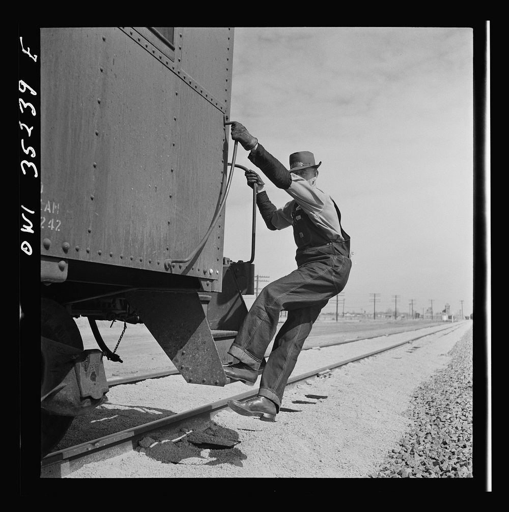 Texico, New Mexico. Conductor E.K. | Free Photo - rawpixel