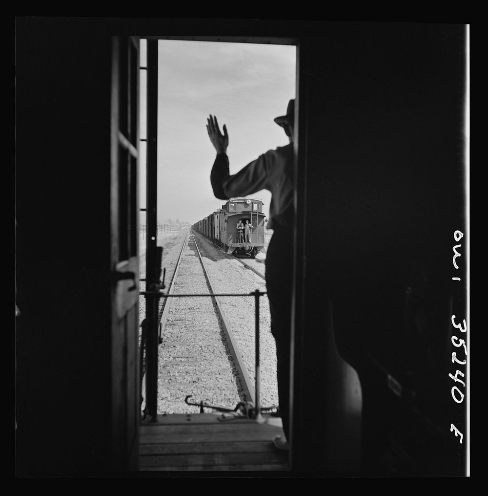 Dawn, Texas. Passing an eastbound | Free Photo - rawpixel