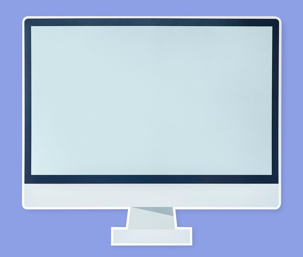 Modern computer monitor icon isolated | Premium PSD - rawpixel