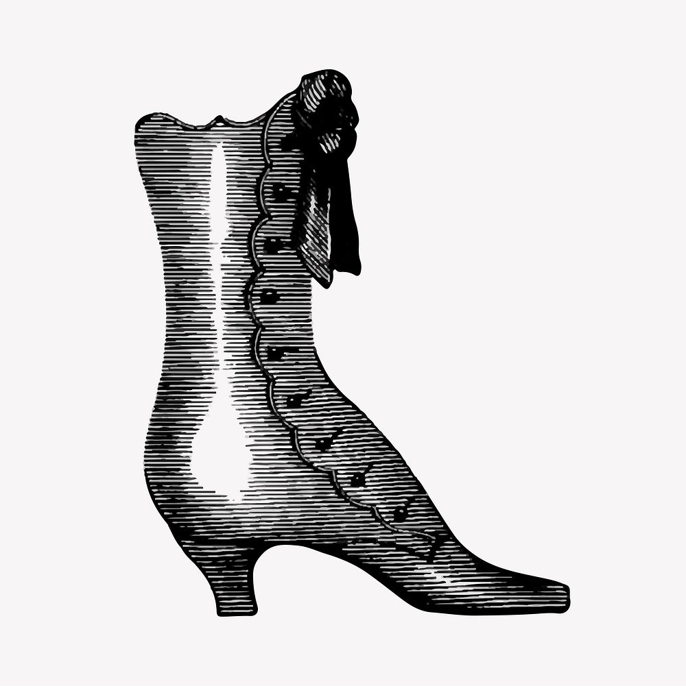 Drawing of vintage shoes | Free Vector Illustration - rawpixel