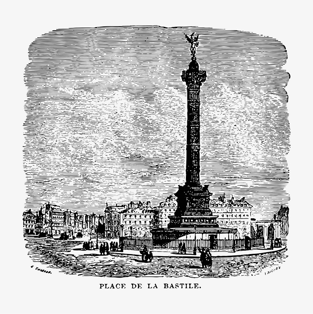 French monument illustration vector | Premium Vector Illustration ...