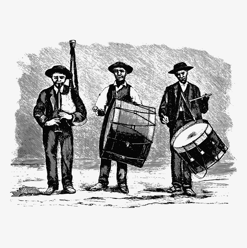 Marching band illustration vector | Premium Vector Illustration - rawpixel