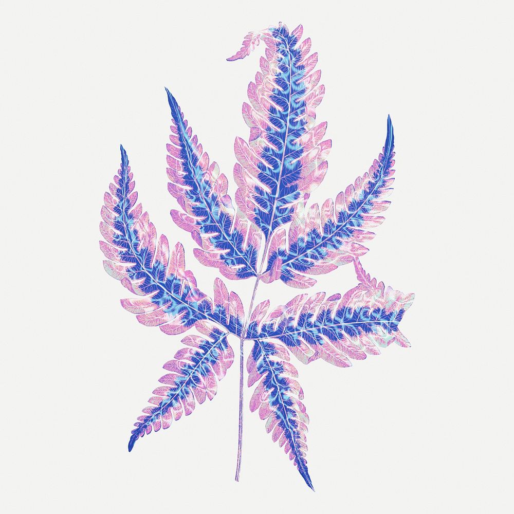 Purple leaf illustration, aesthetic nature | Premium PSD - rawpixel