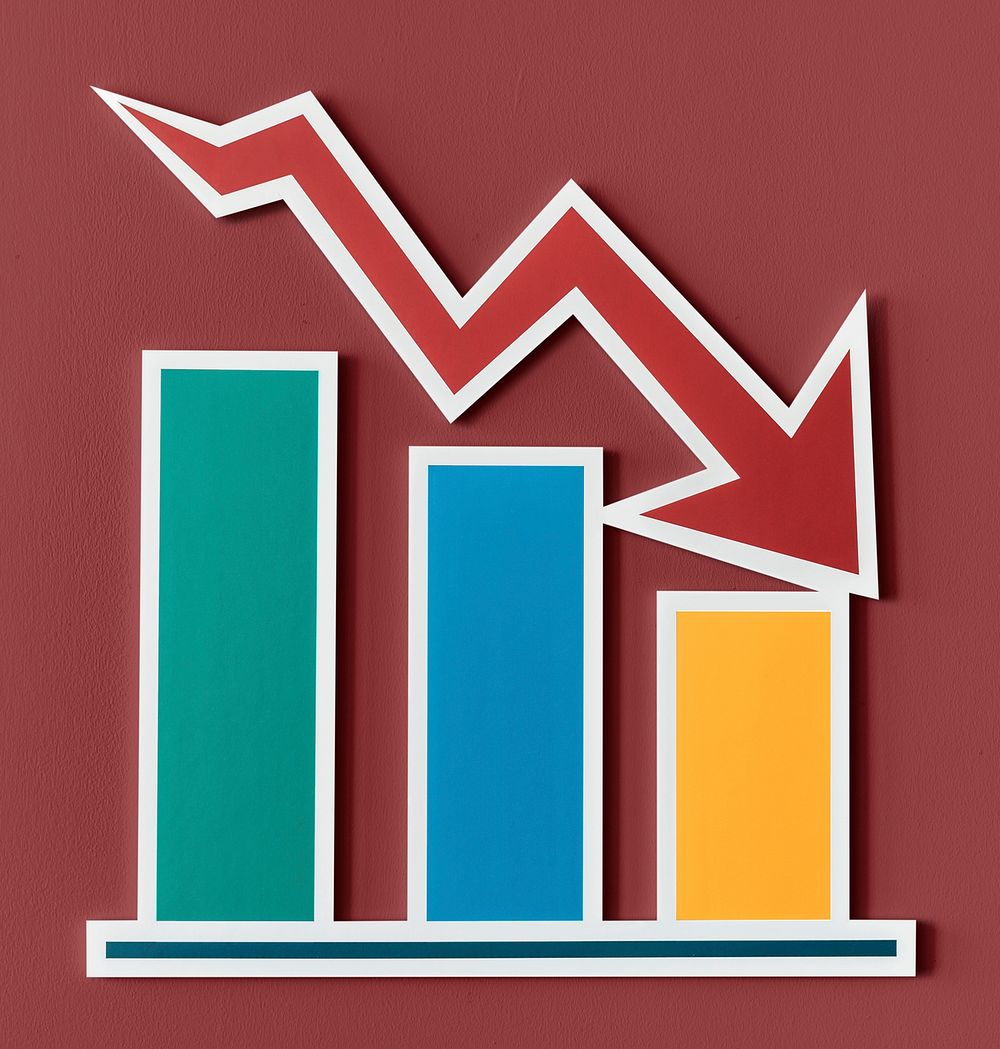 Declining business report bar chart | Free Photo - rawpixel