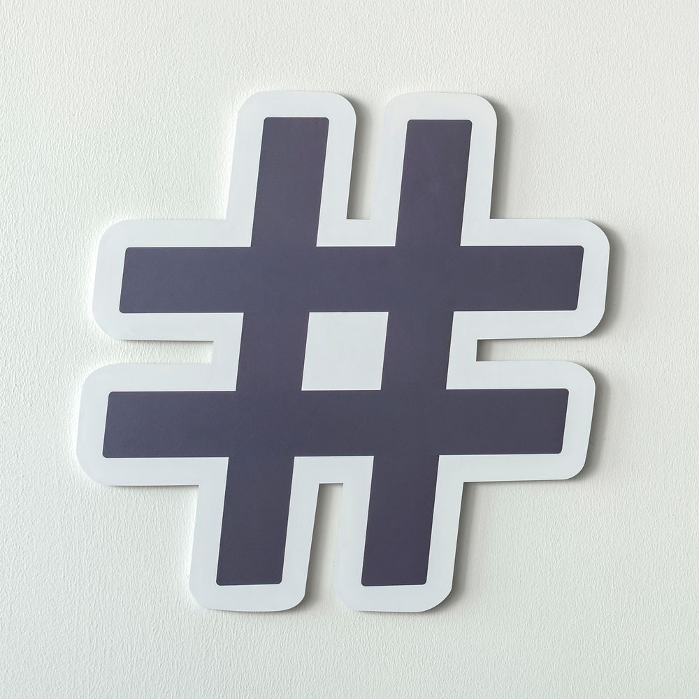 Hashtag digital media feed icon | Free Photo - rawpixel