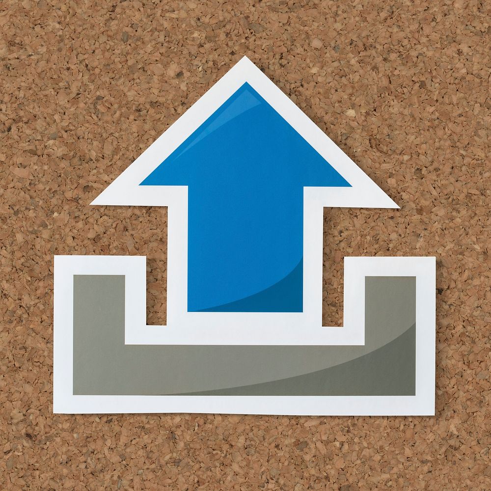 Symbol of upload technology icon | Free Photo - rawpixel