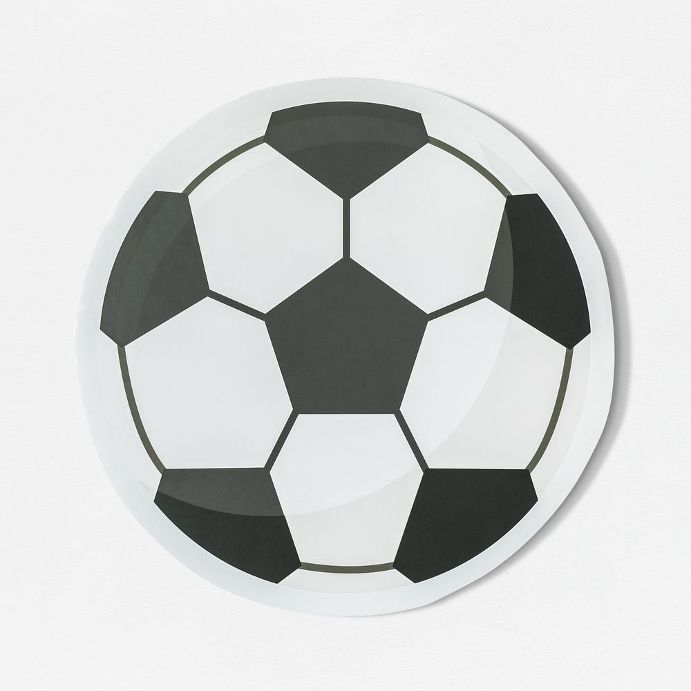 Cut out paper football graphic | Premium PSD - rawpixel
