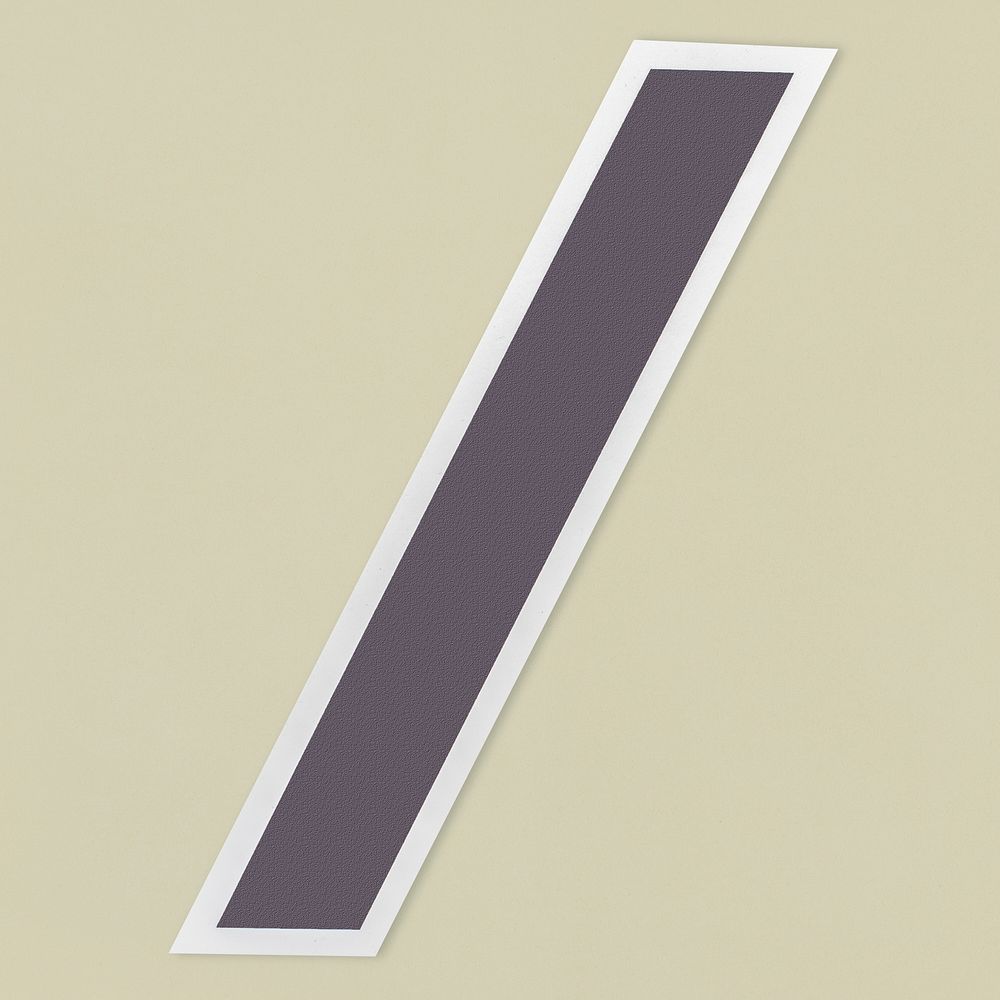 Division slash i | Premium PSD - rawpixel