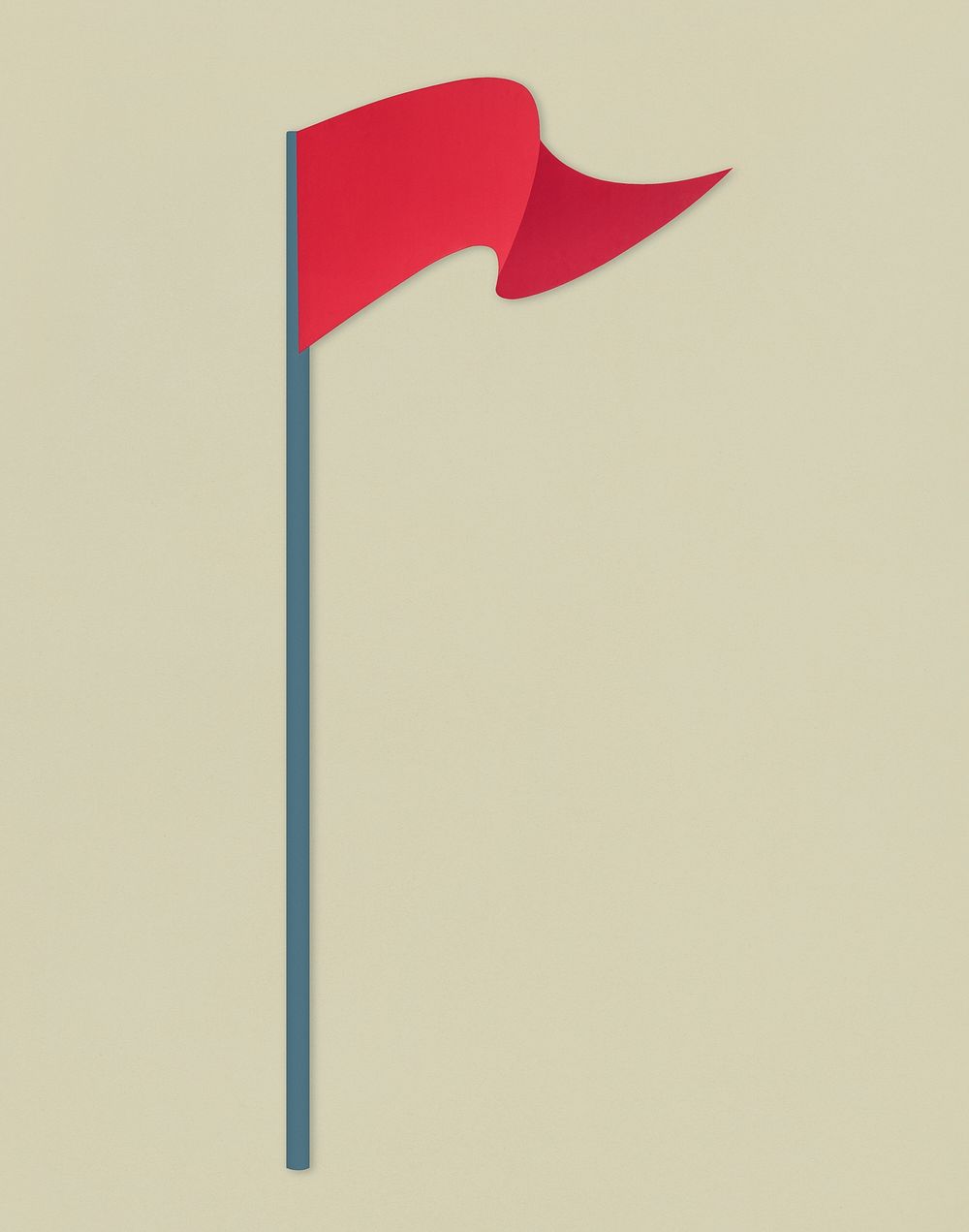 Waving red triangular flag icon | Free Photo - rawpixel Waving red triangular flag icon | Free Photo - rawpixel
