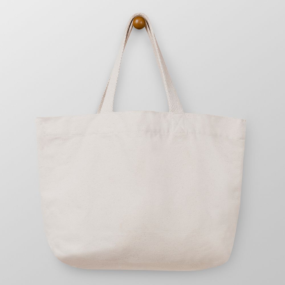 White tote bag, eco-friendly realistic | Free Photo - rawpixel