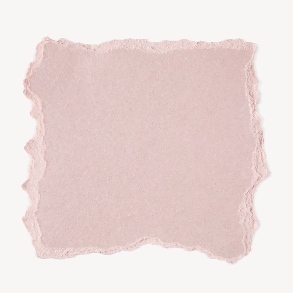 Ripped pink paper textured shape | Premium Vector - rawpixel