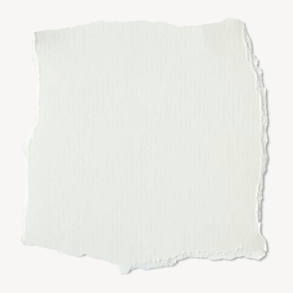 Ripped white paper collage element | Premium Vector - rawpixel