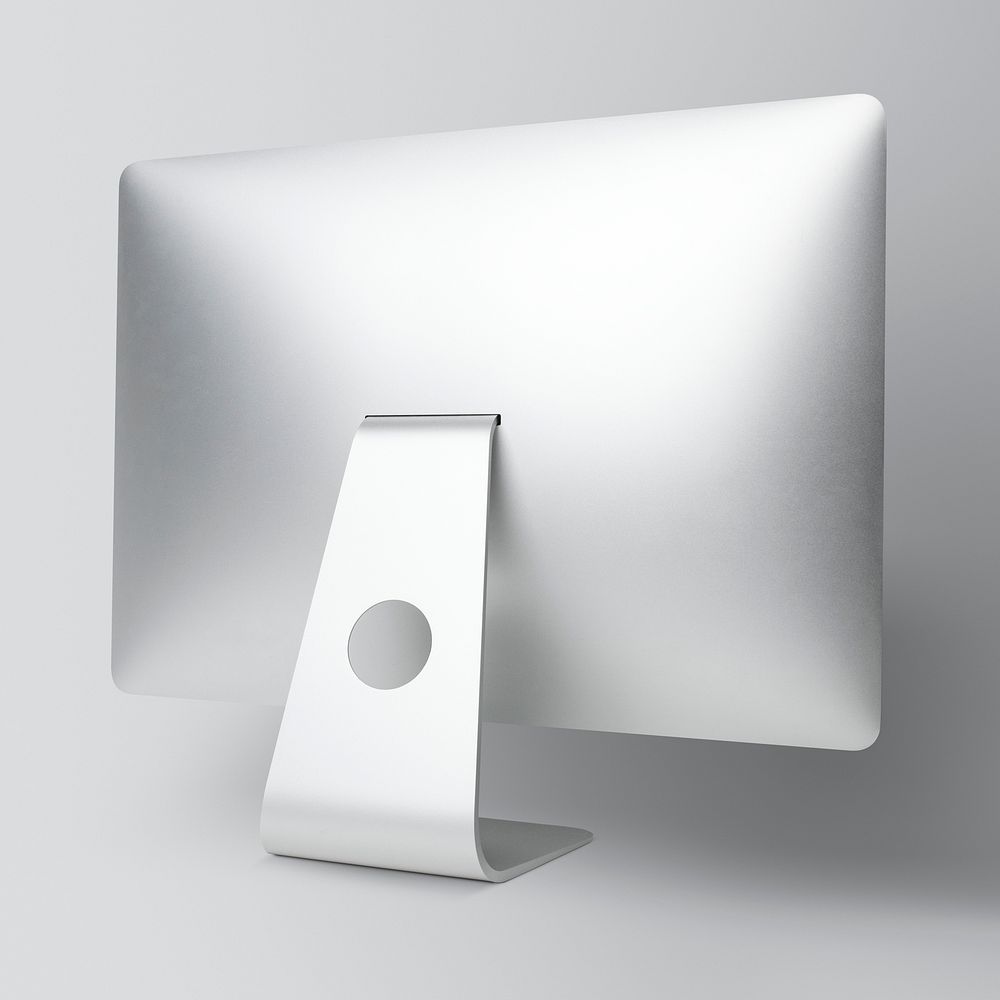 Computer back view psd mockup | Premium PSD Mockup - rawpixel