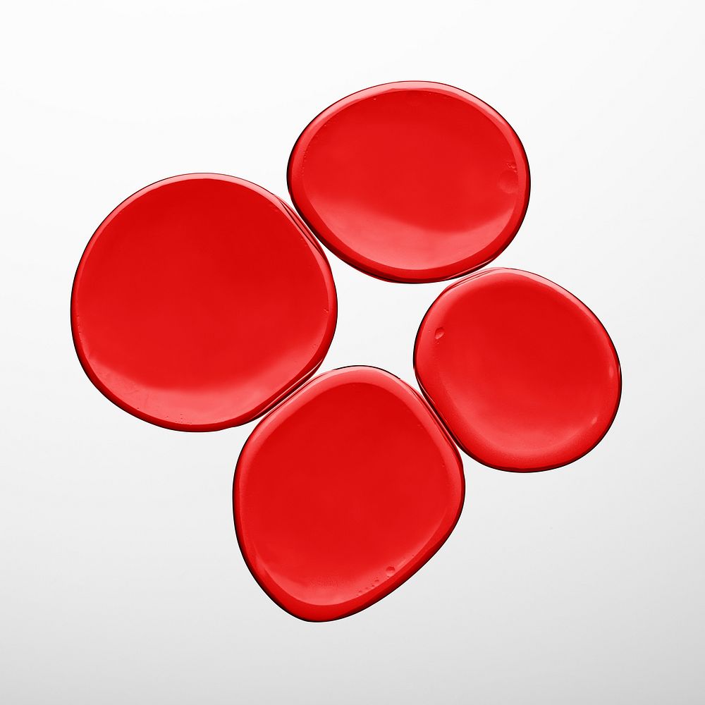 Red oil liquid bubble macro | Premium PSD - rawpixel