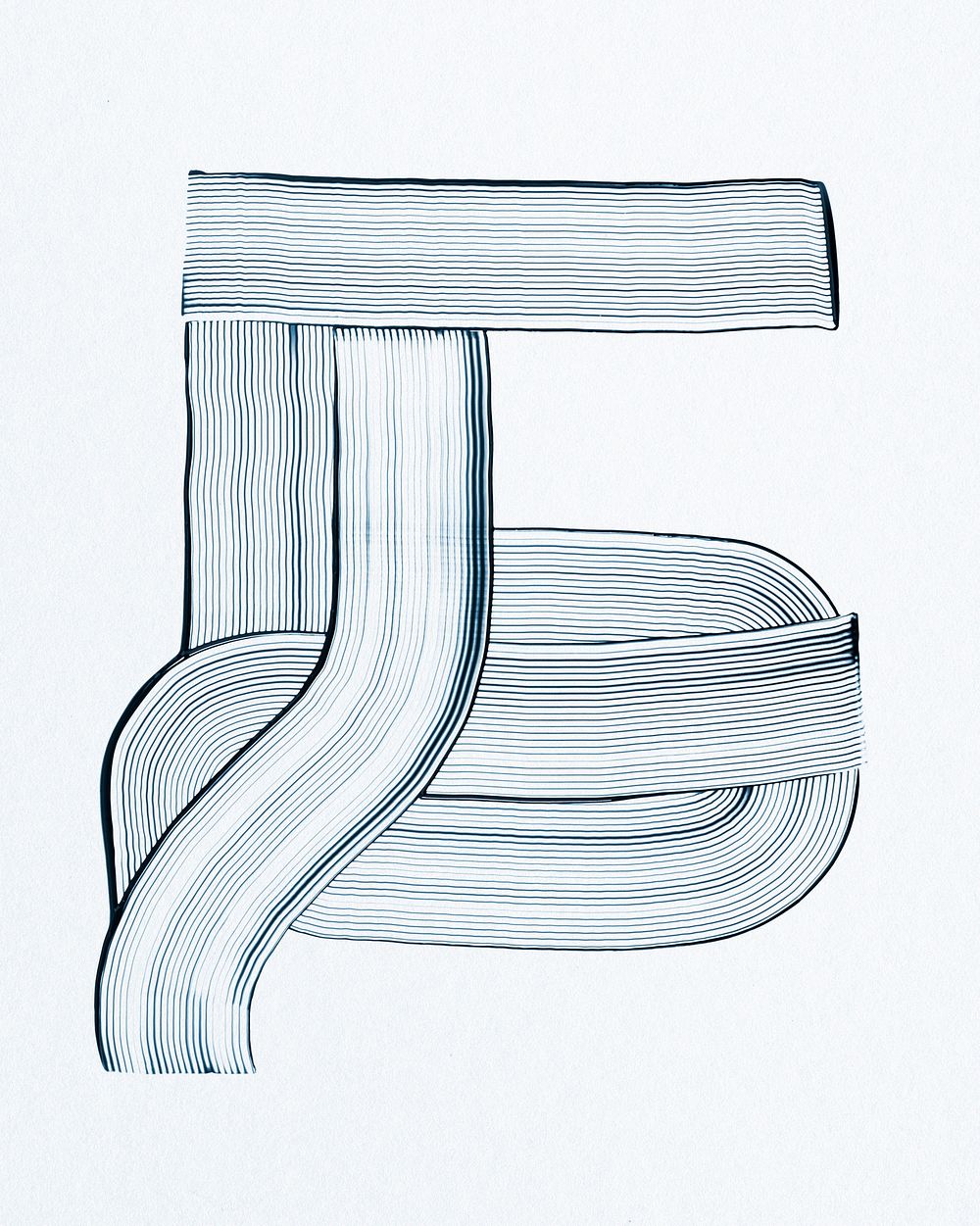 Blue tone comb painting texture | Free Photo - rawpixel