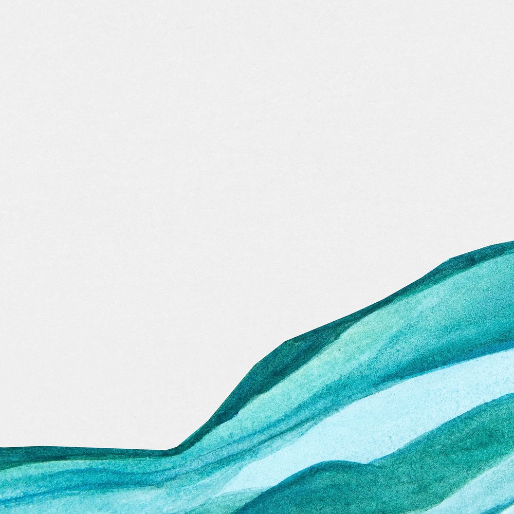 Blue border watercolor background abstract | Free Photo - rawpixel