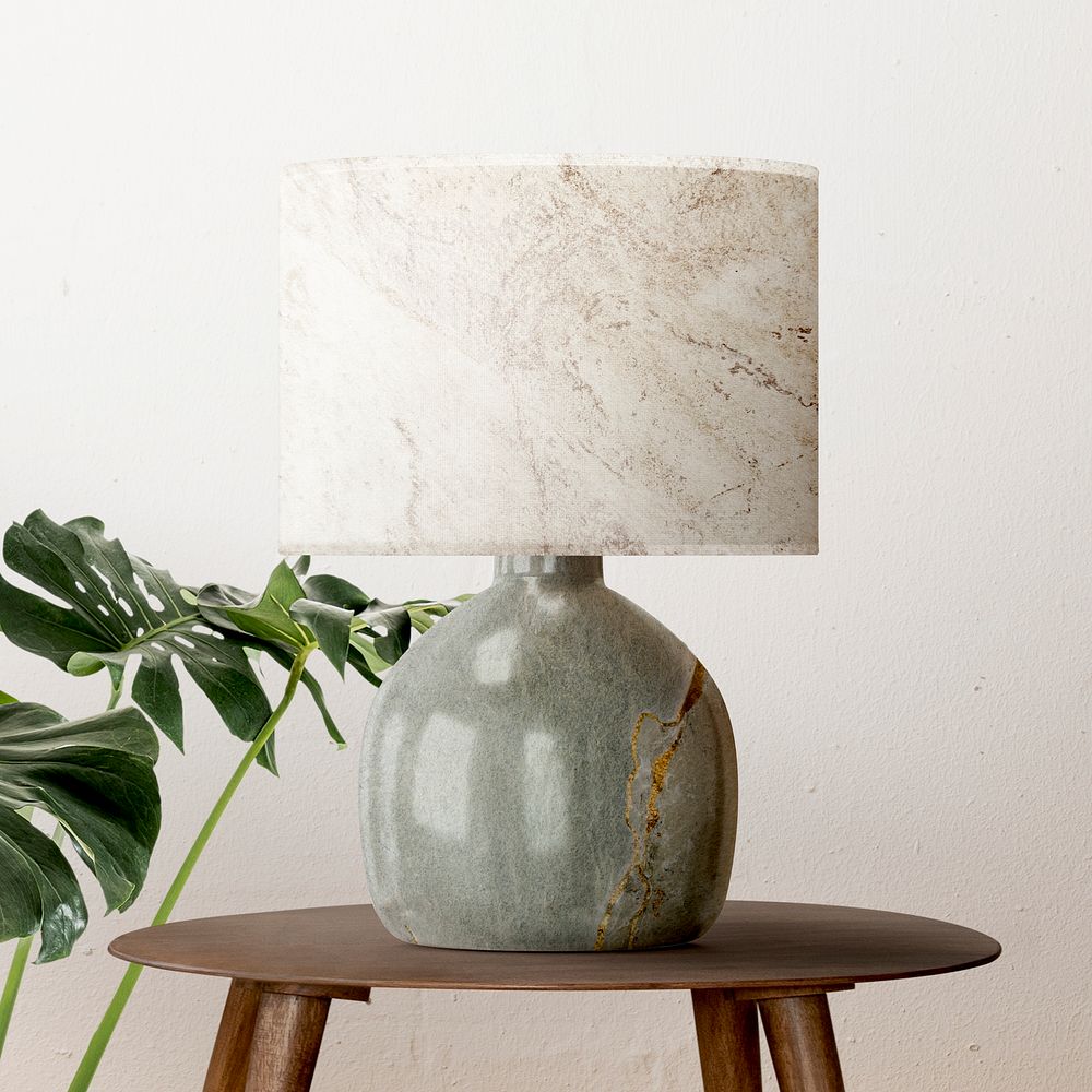 Marble decorative table lamp design | Free Photo - rawpixel