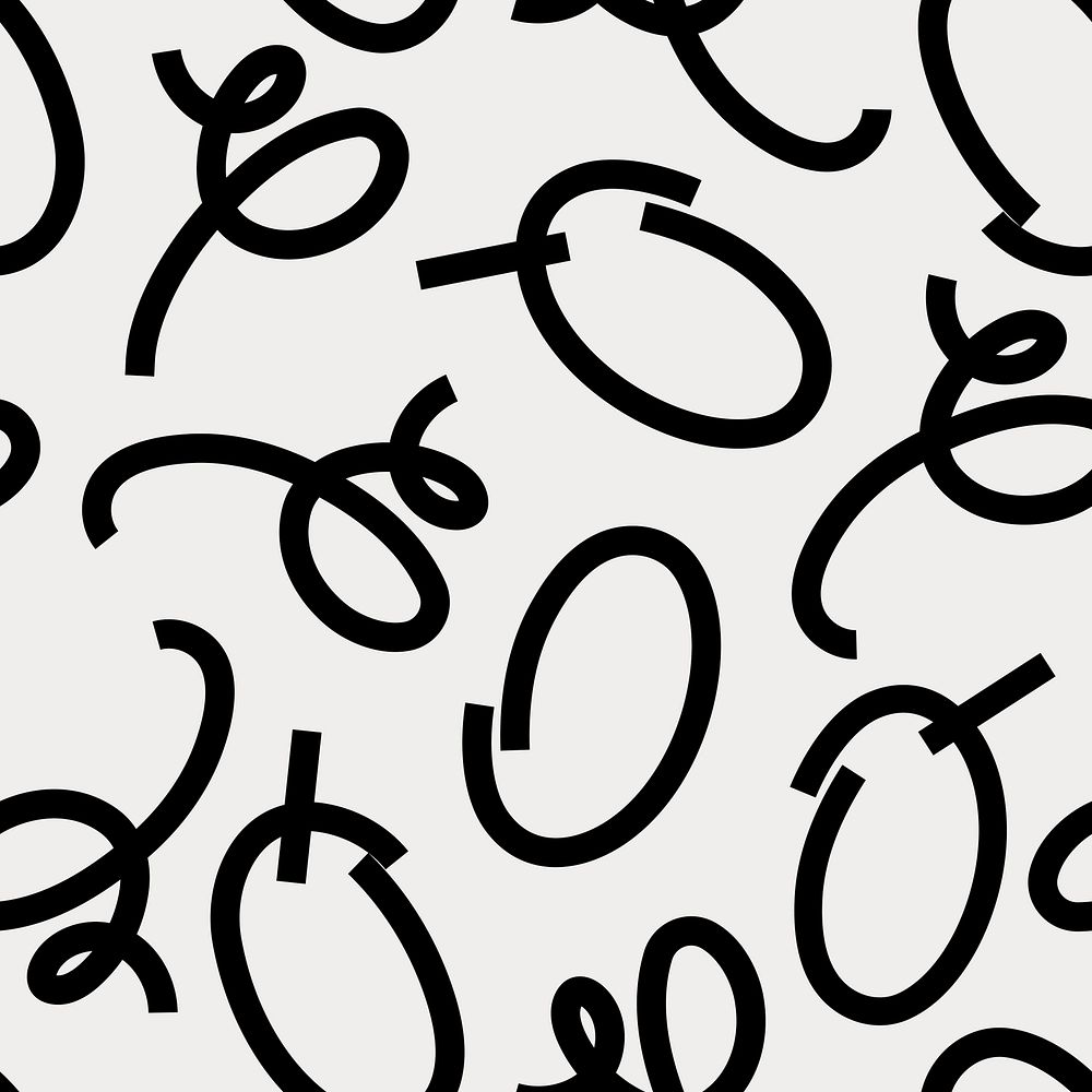 Black doodle pattern background, abstract | Premium Vector - rawpixel