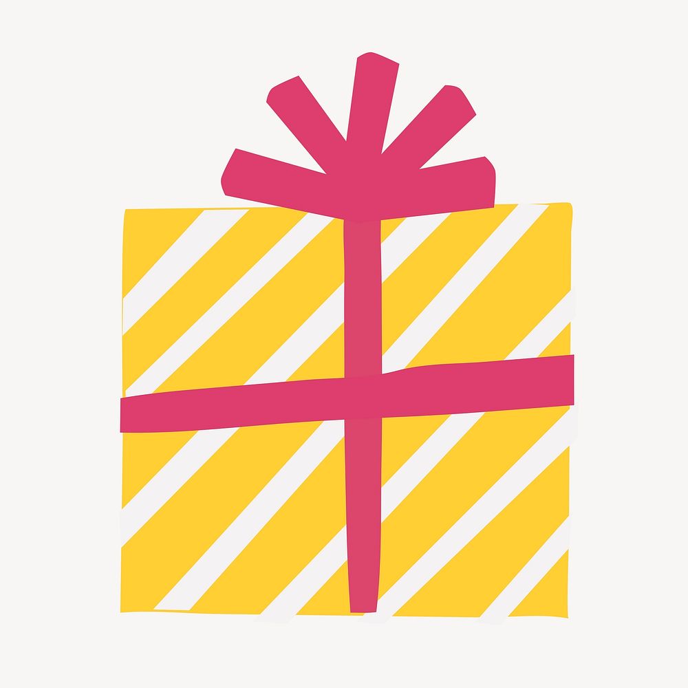 Birthday gift sticker, party design | PSD - rawpixel