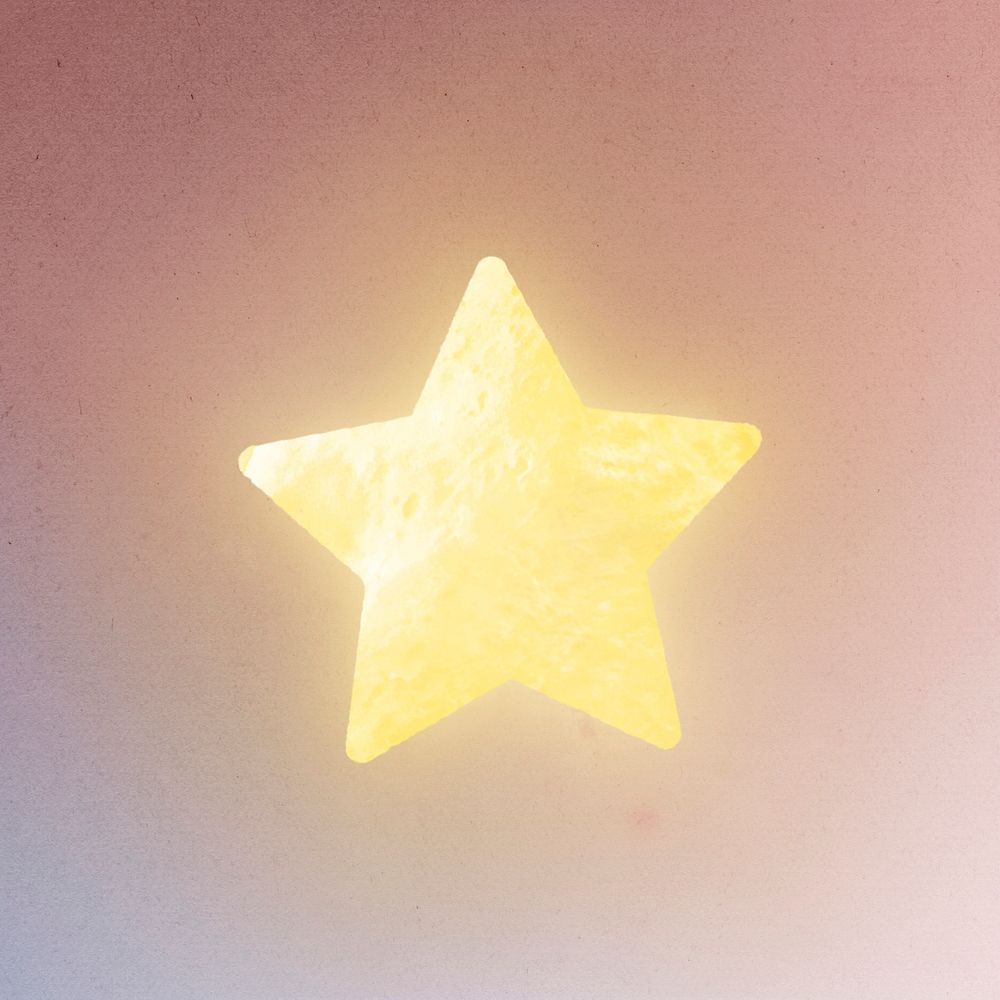 Star sticker, festive collage element | Premium PSD - rawpixel