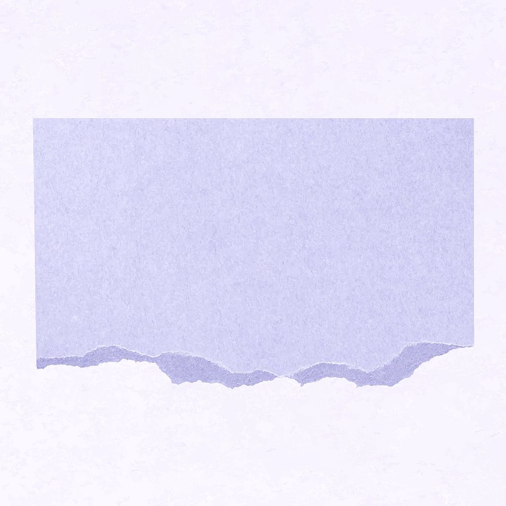 Purple ripped paper clipart, scrapbook | Free Photo - rawpixel