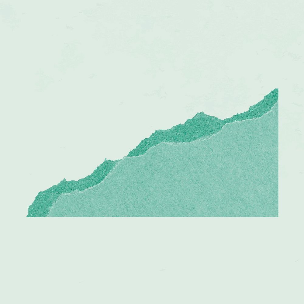 Green ripped paper clipart, scrapbook | Free Photo - rawpixel