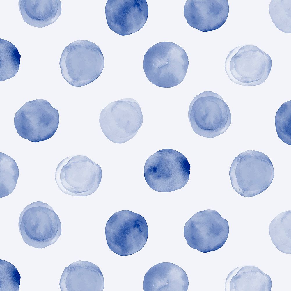 Polka dot seamless pattern, indigo | Premium Photo - rawpixel