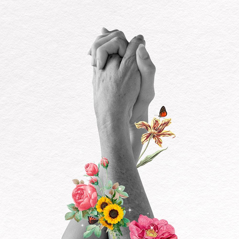Aesthetic hands mixed media design | Premium Photo - rawpixel