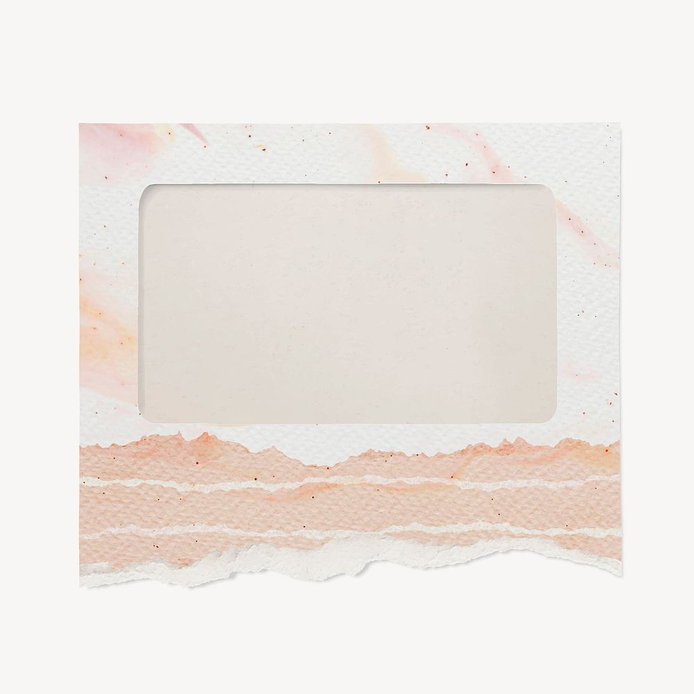Feminine ripped paper frame, copy | Premium Vector - rawpixel