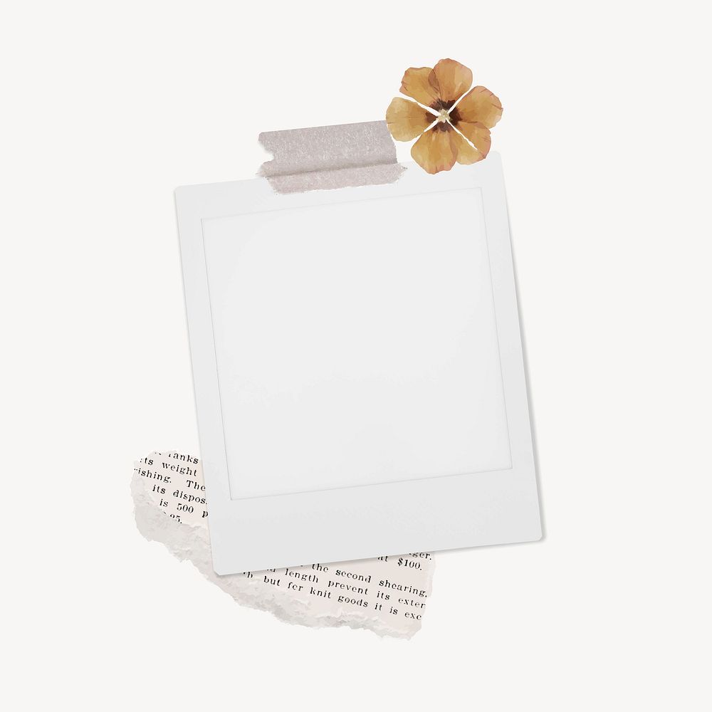 Cute blank instant photo frame | Free Photo - rawpixel