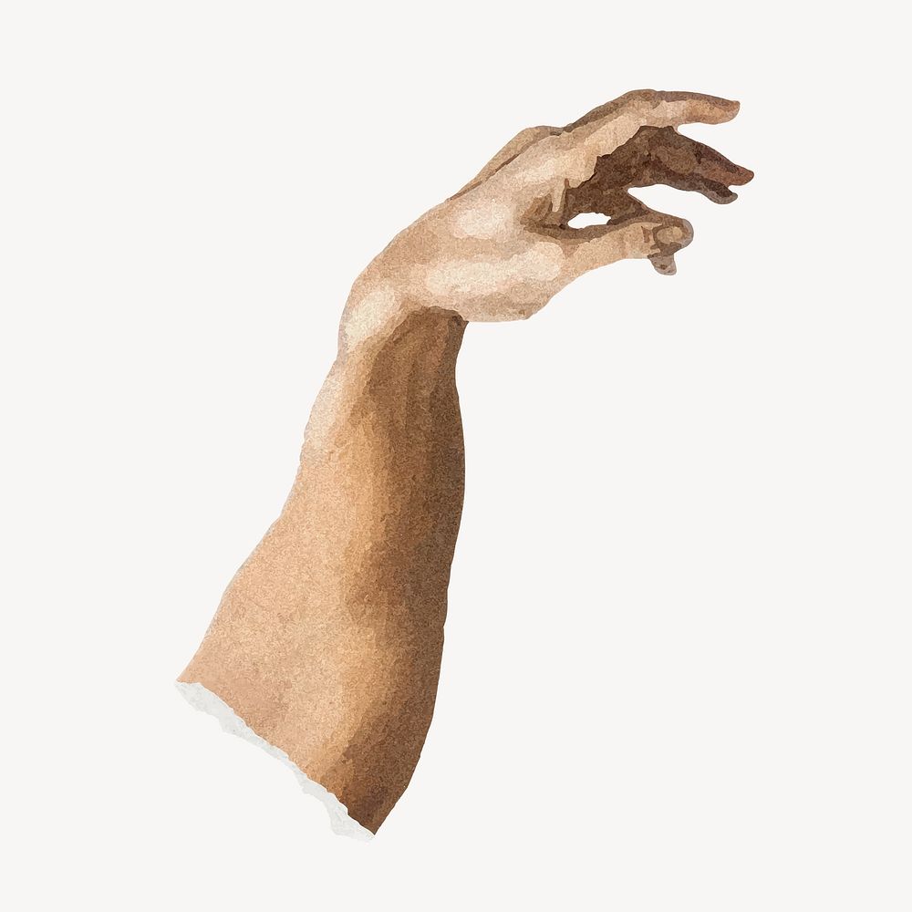 Hand reach gesture vector | Premium Vector - rawpixel