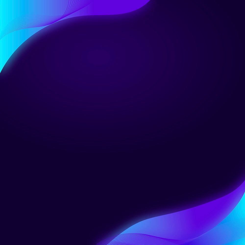 Neon blue gradient curve frame | Premium Vector - rawpixel