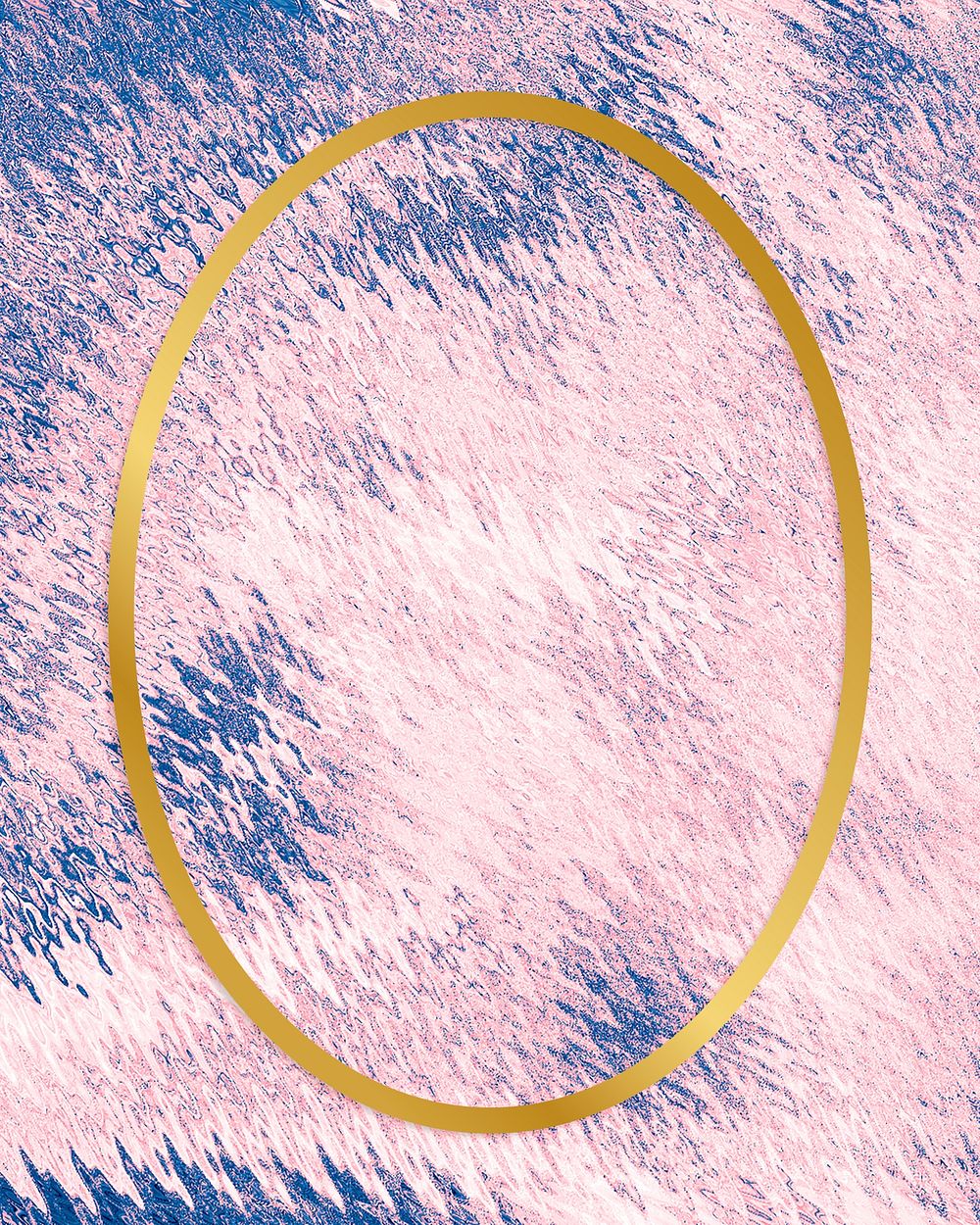 Gold oval frame pink abstract | Premium Photo - rawpixel