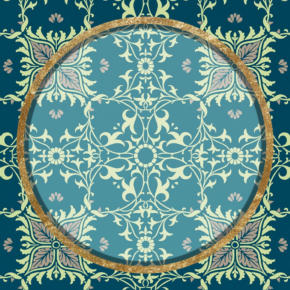 Decorative vintage nature frame border | Premium PSD - rawpixel