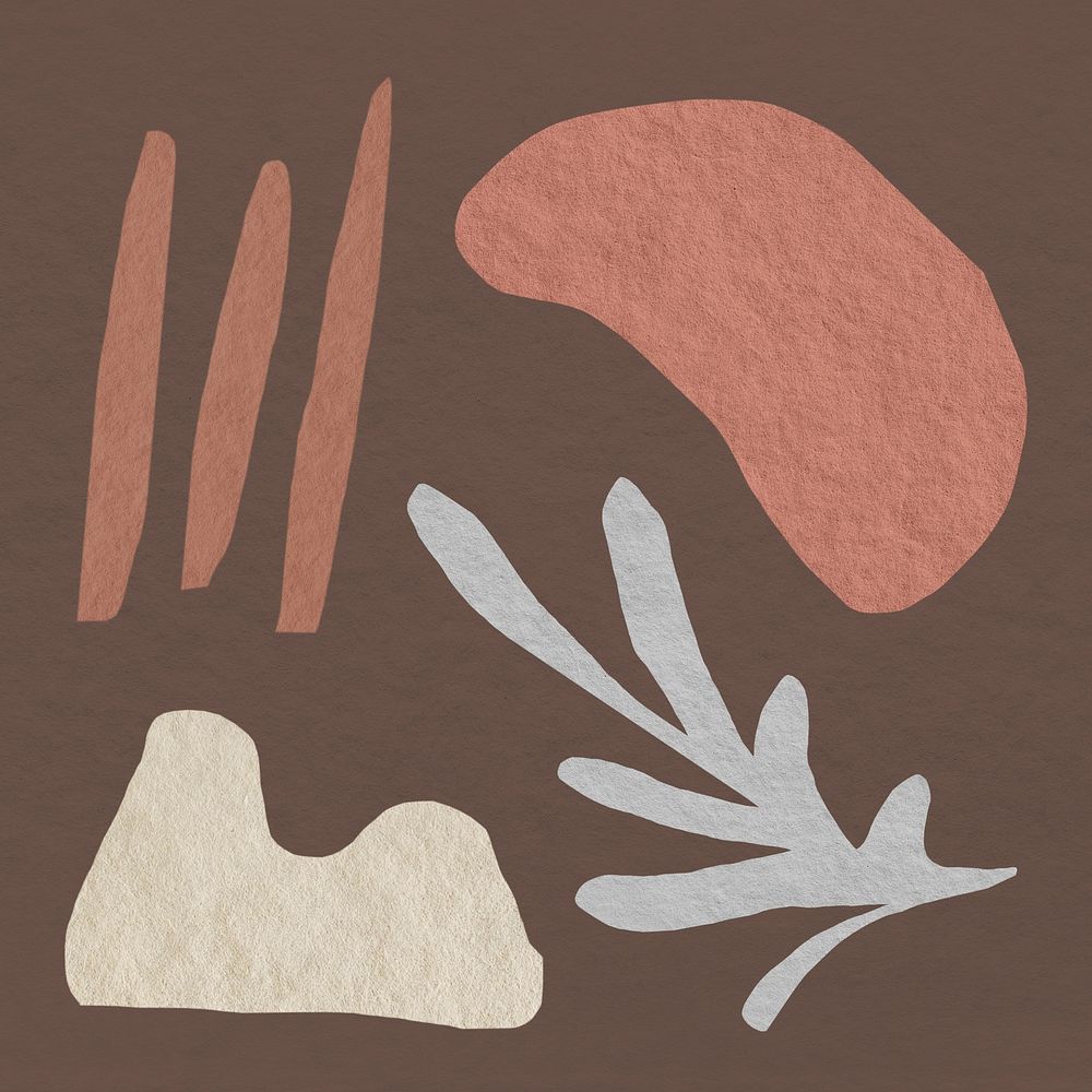 Abstract shape element psd set | Premium PSD - rawpixel