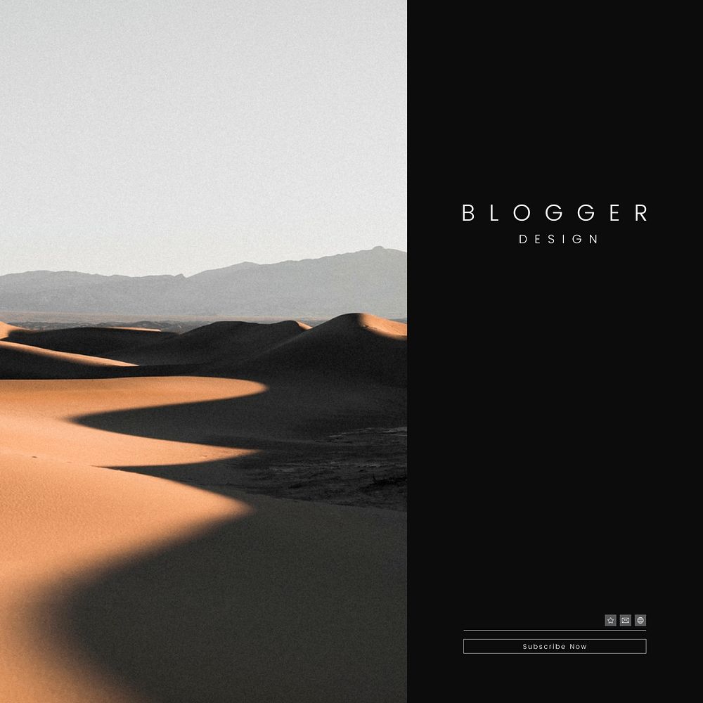 Blog welcome page template design | Premium Vector Template - rawpixel