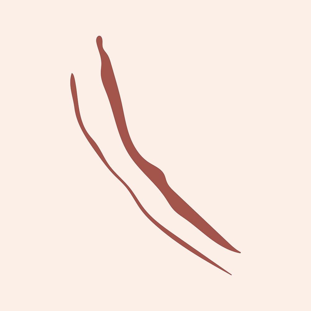 Brown lines collage element, abstract | Premium Vector - rawpixel