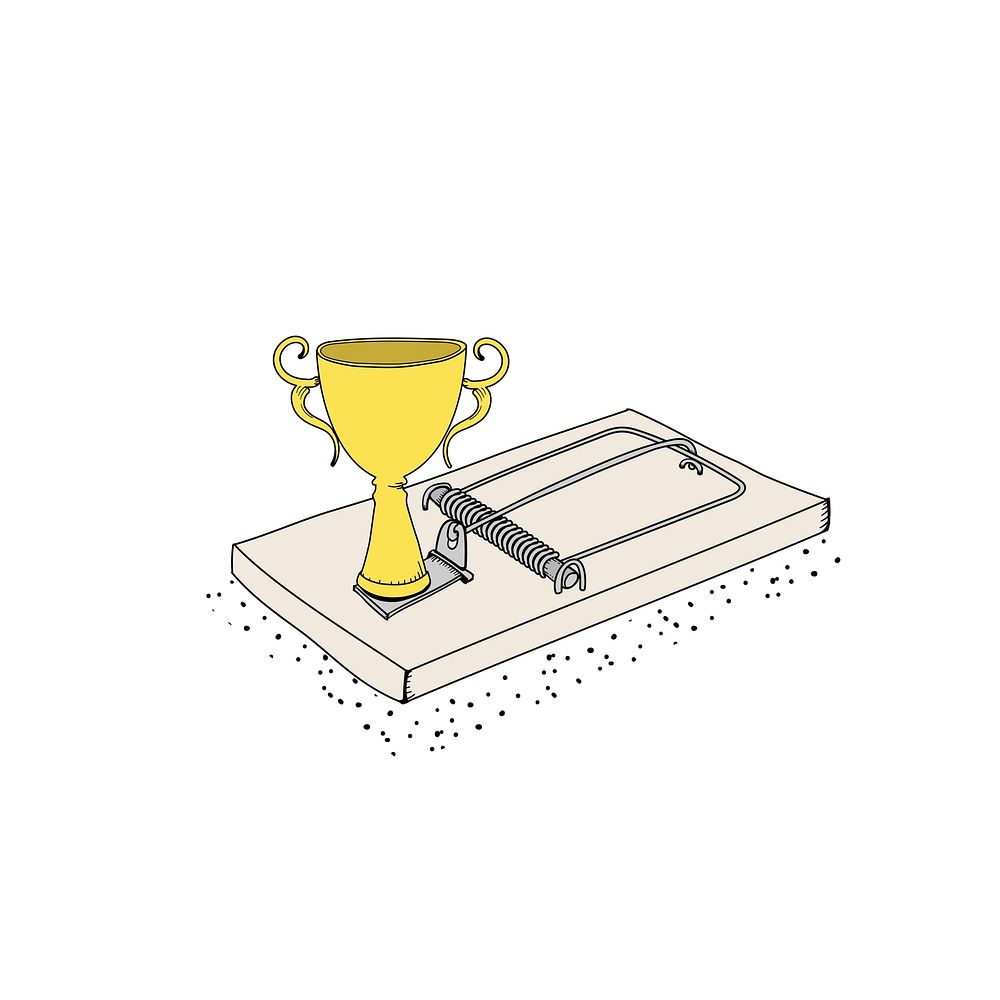 Success is a trap | Premium Vector - rawpixel