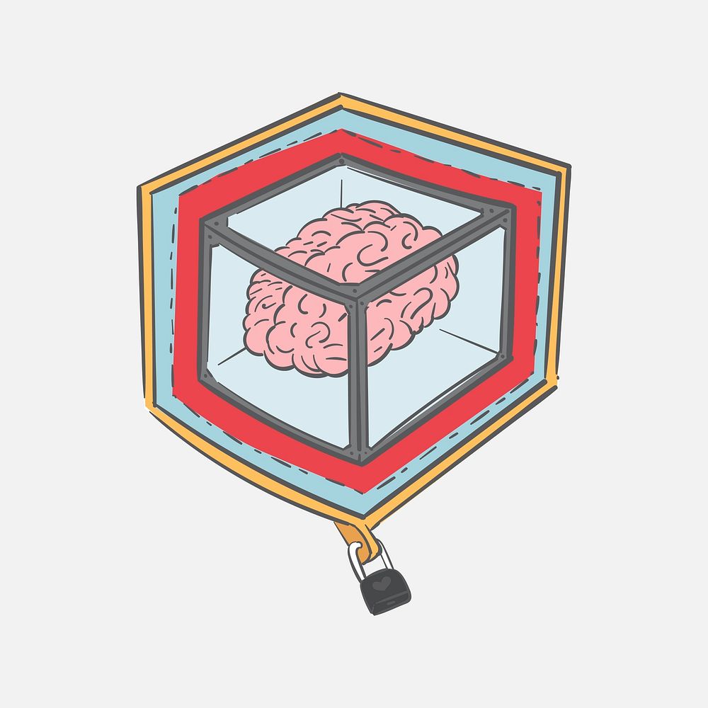 Hand drawing illustration safety concept | Free Photo Illustration ...