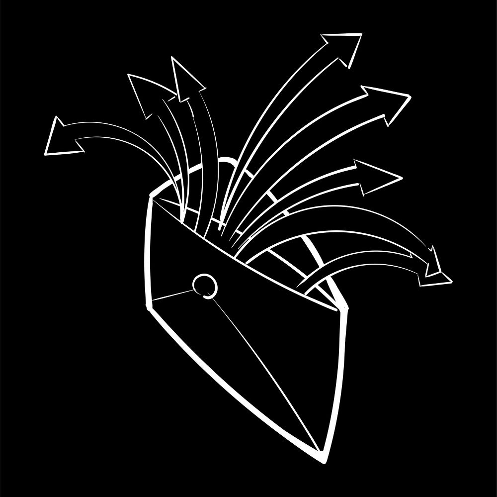 Hand drawing illustration communication concept | Premium Vector ...