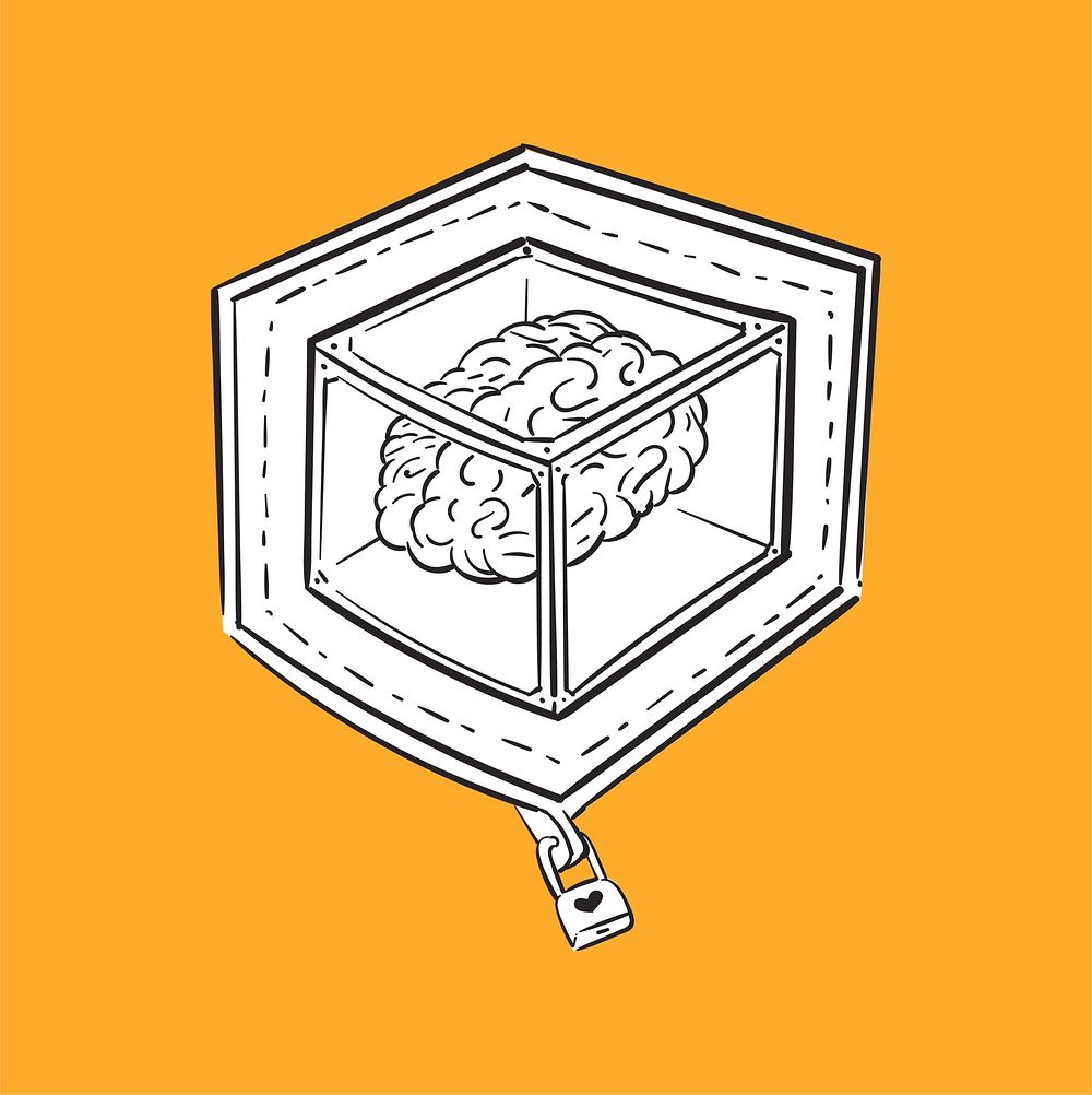 Hand drawing illustration safety concept | Premium Vector Illustration ...